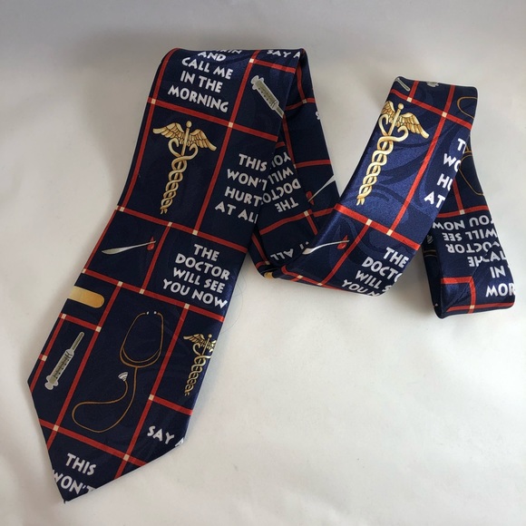Steven Harris | Accessories | Doctor Medical Theme Tie By Steven Harris ...